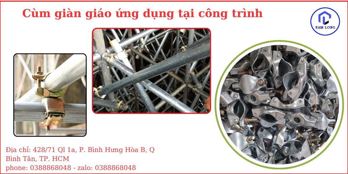 Cùm xoay giàn giáo